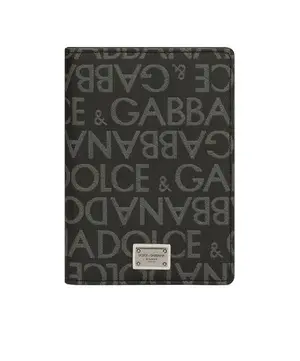 Dolce & Gabbana Dolce Gabbana Logo Plaque Card Holder - Black