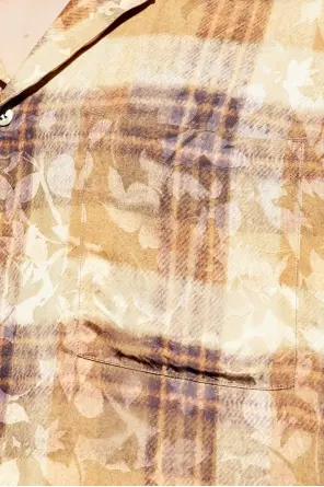 Dries Van Noten Short Sleeve Shirt - Beige