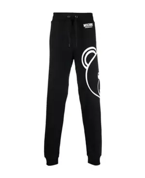 Men's Moschino Black Active Pants