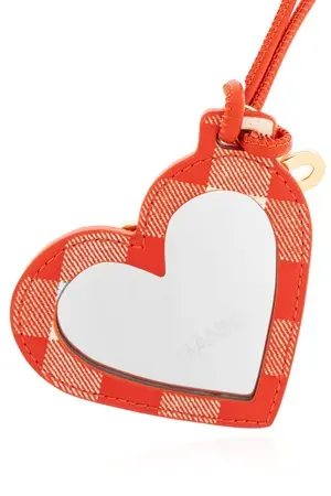 GANNI Heart Mirror Charm