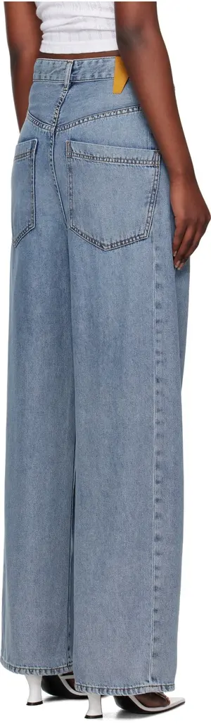 DARKPARK Ines Fold Over Denim Jeans