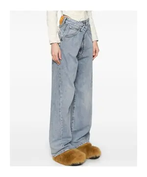DARKPARK Ines Fold Over Denim Jeans