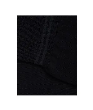 Zegna Cotton Ribbed Cuff Socks - Navy Blue