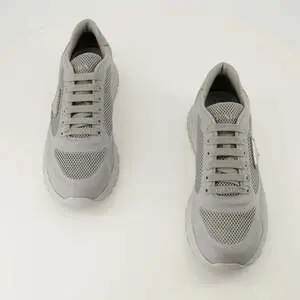 Prada Triangle Logo Lace-up Sneakers