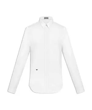 Dior Bee Embroidered Long-sleeved Shirt - White