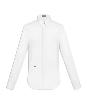 Dior Bee Embroidered Long-sleeved Shirt - White