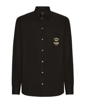 Dolce & Gabbana Dolce Gabbana Embroidered Martini-fit Shirt