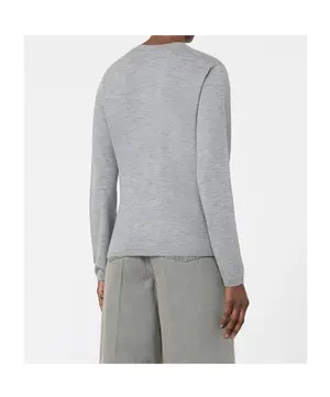 Max Mara Long-sleeved Knitwear - Light Gray