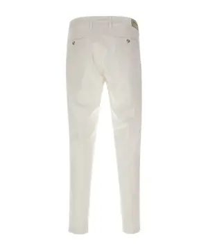 RE-HASH Slim-fit Chinos With Button Closure - White