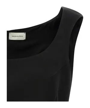 Magda Butrym Sleeveless Top With Floral Appliqu