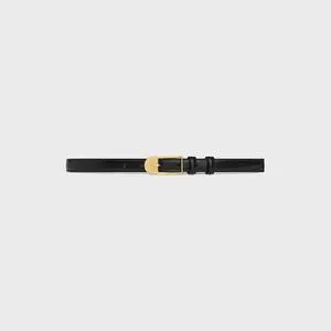 Celine Bc-25 18mm Belt In Taurillon Leather