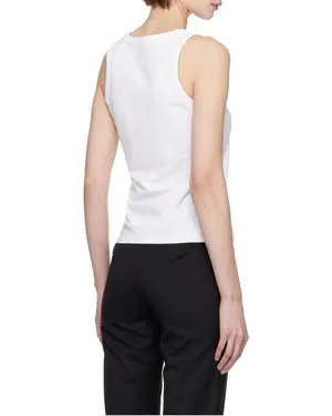 DIESEL® T-lynys-od" Crewneck Tank Top With Embroidered Logo