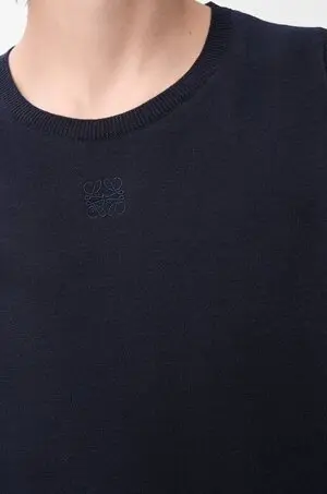Loewe Sleeveless Ribbed Jumper - Black