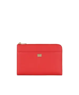 Dolce & Gabbana Logo Detail Pouch - Red