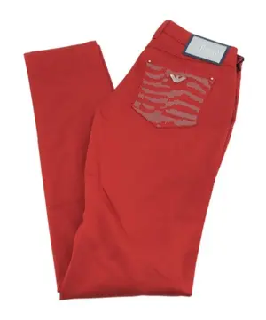 Emporio Armani Embellished Logo Decal Pants