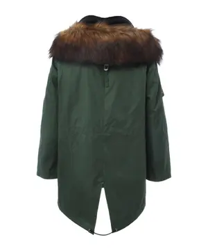 Burberry Hooded Parka With Detachable Faux Fur Trim