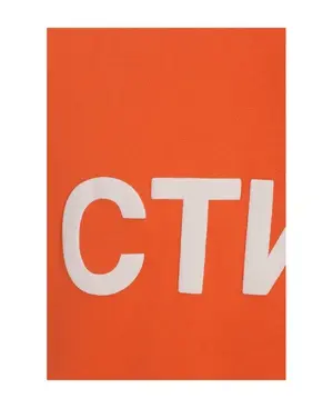 Heron Preston Logo Printed Crewneck T-shirt - Orange