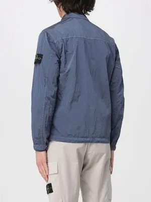 Stone Island Nylon Metal Zip Jacket - Air Force Blue