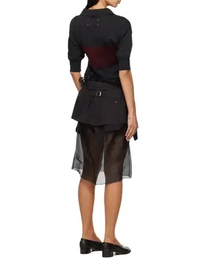MAISON MARGIELA Layered Blend Midi Dress