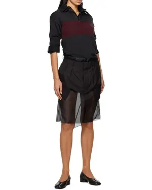MAISON MARGIELA Layered Blend Midi Dress