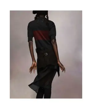 MAISON MARGIELA Layered Blend Midi Dress