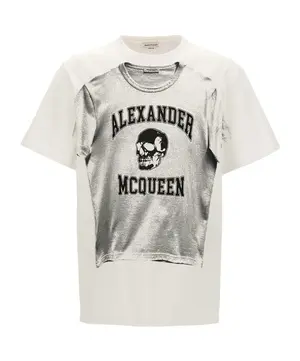 Alexander McQueen Logo Printed Crewneck T-shirt