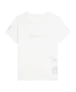 Zadig&Voltaire Alys Rhinestone Logo T-shirt - White