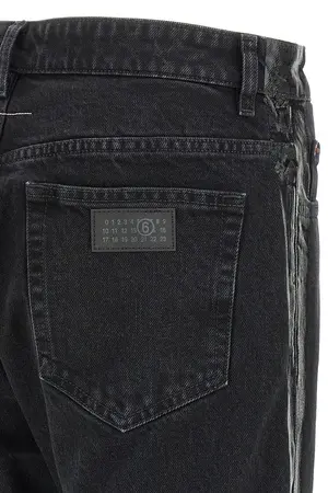 MAISON MARGIELA Straight Leg Taped Jeans