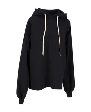 Rick Owens Cut Out-detail Organic Cotton Hoodie