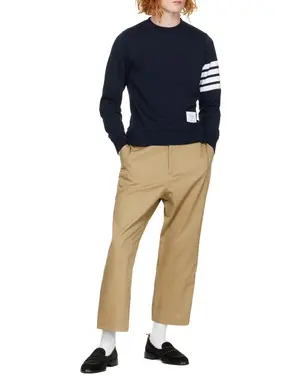 Thom Browne Classic Loopback 4-bar Sweatshirt - Navy Blue