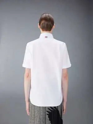 Thom Browne Raven-embroidered Cotton Shirt