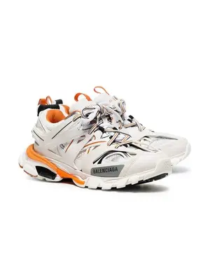 Balenciaga Lace-up Track Sneakers - White