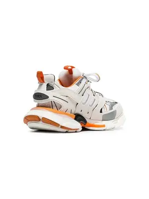 Balenciaga Lace-up Track Sneakers - White