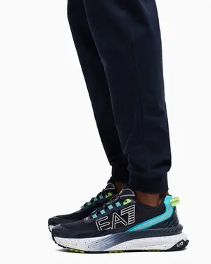 EA7 Long-sleeved Hooded Sports Suit - Blue