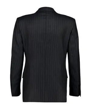 TOM FORD Pinstripe Single-breasted Blazer - Dark Gray