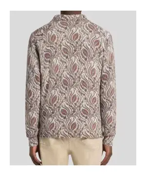 Etro Foliage Motif Polo Shirt