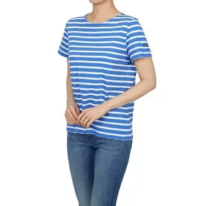 Saint James Striped Graphic T-shirt