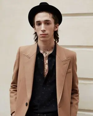 Saint Laurent Single-breasted Cashmere Coat