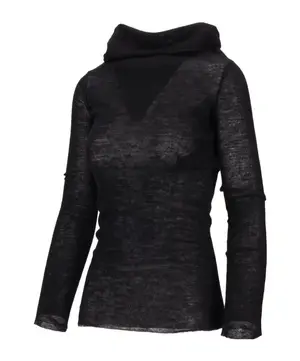 ANN DEMEULEMEESTER Tizziana Long Sleeve Knit Top