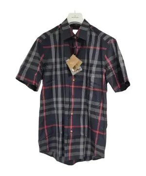 Burberry Short Sleeve Shirt - Navy Blue
