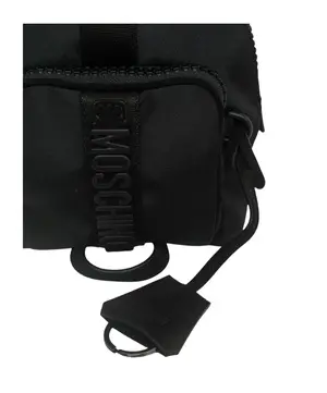 Moschino Cordura Backpack With Zippered Pockets