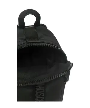 Moschino Cordura Backpack With Zippered Pockets