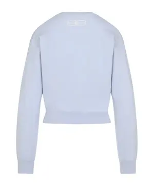 Balenciaga Logo Intarsia Crewneck Sweater