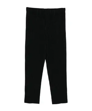 Issey Miyake Belt Loop Trousers - Black