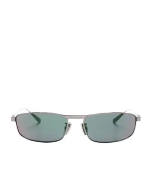 Balenciaga Rectangle Frame Sunglasses - Gray