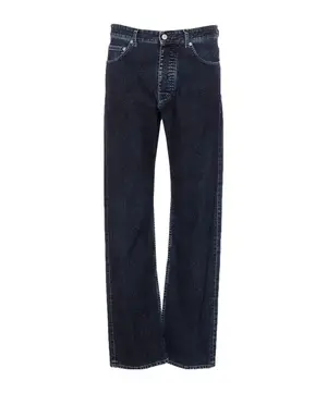 MAISON MARGIELA Straight Leg Faded Jeans - Black
