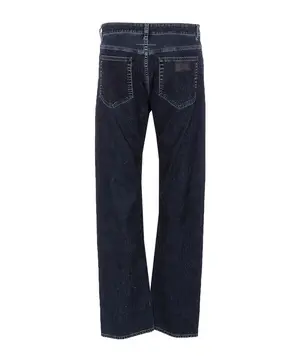 MAISON MARGIELA Straight Leg Faded Jeans - Black
