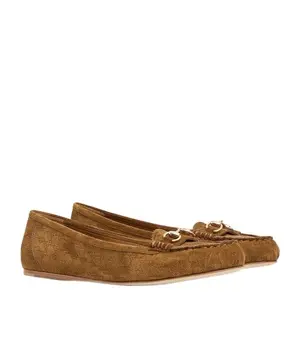 Gucci Horsebit Ballet Flats - Light Brown