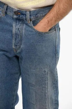 DIESEL® D-mand Mid-rise Straight-leg Jeans - Blue