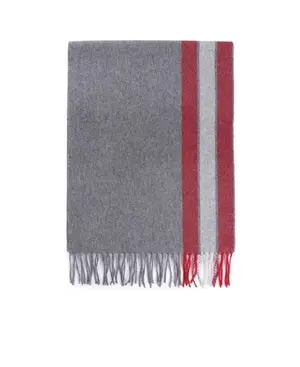 Bally Wool Logo Detail Scarf